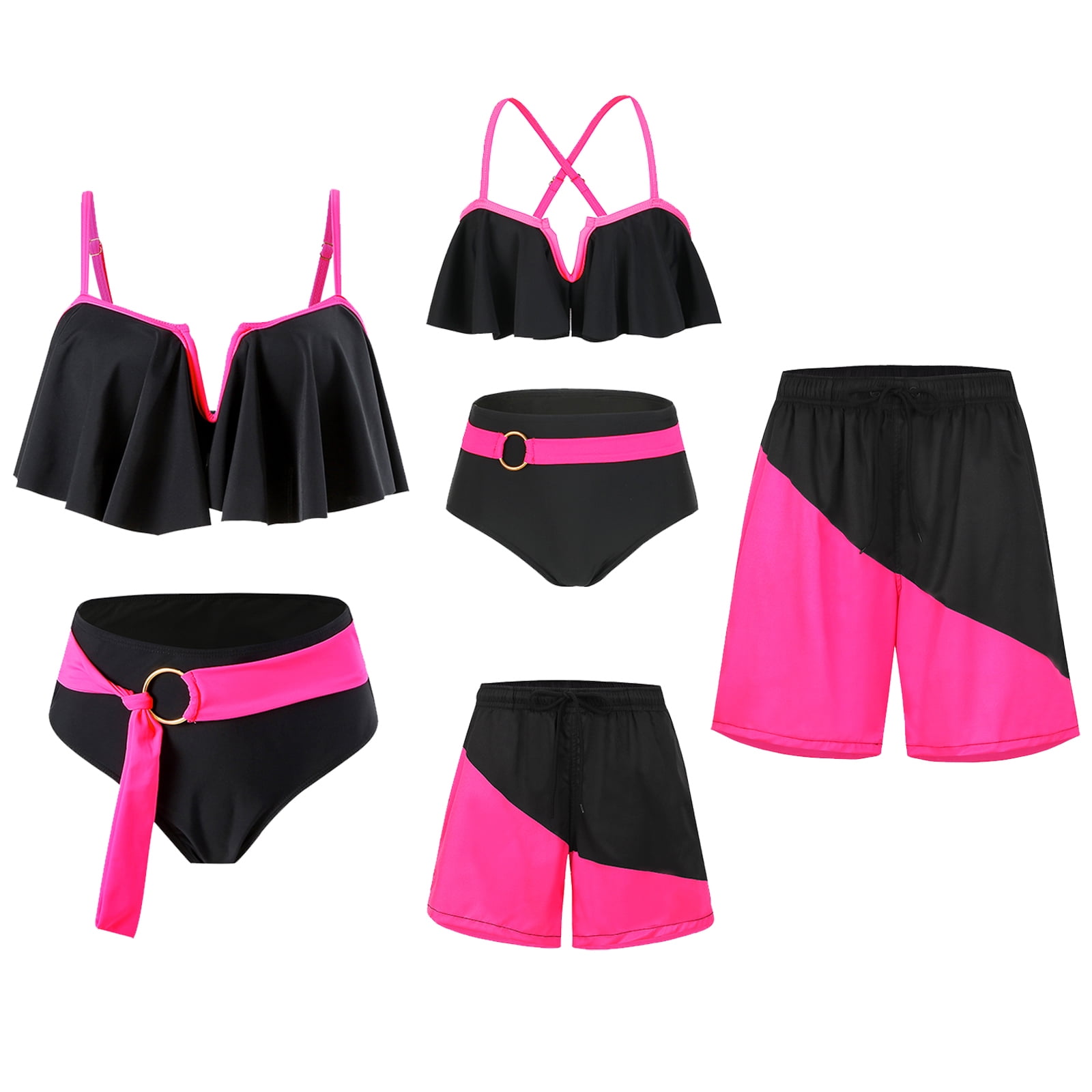 Family Matching Swimwear Swimsuit Set Swim Trunks Bathing Suits ...