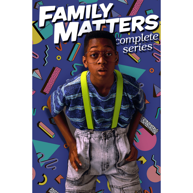 Family Matters (1989) Poster 24x36 - Steve Urkel Retro 90s Complete ...