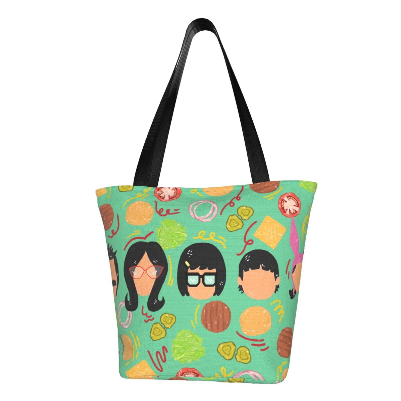 Family Members Bob's Burgers Women's Tote Bag Large Capacity Shoulder ...
