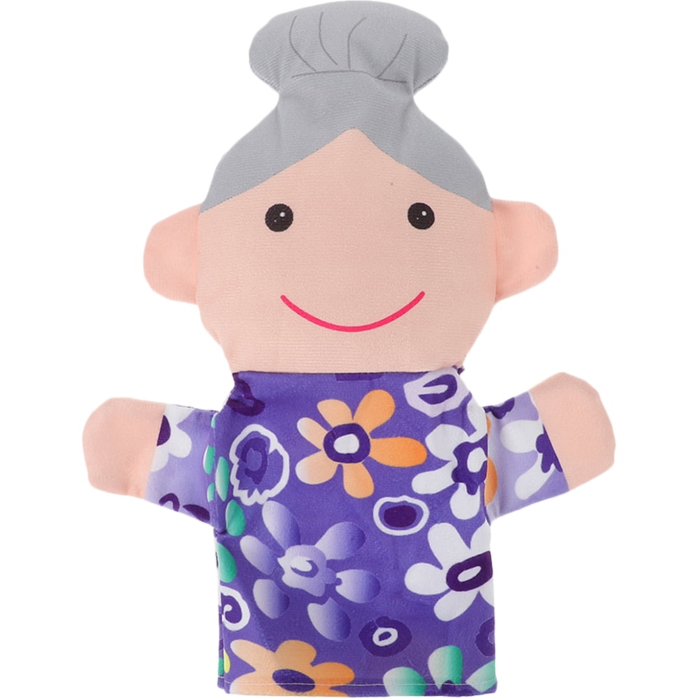 Family Members Hand Puppet Educational Building Puppet Plaything Kids ...
