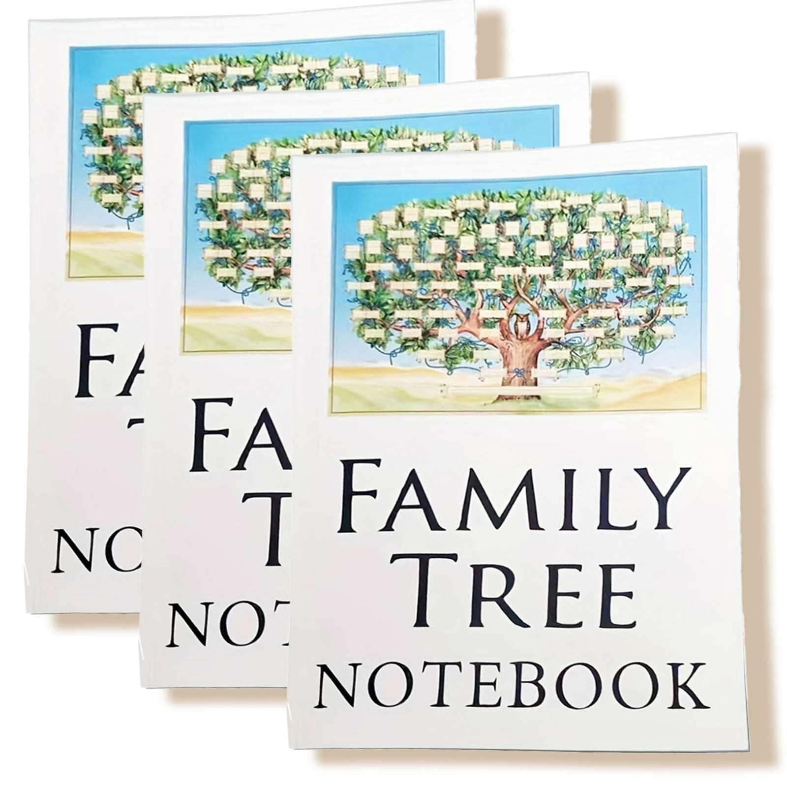 Family Memory Journal, Genealogy Tree Book, Handwritten Ancestor ...