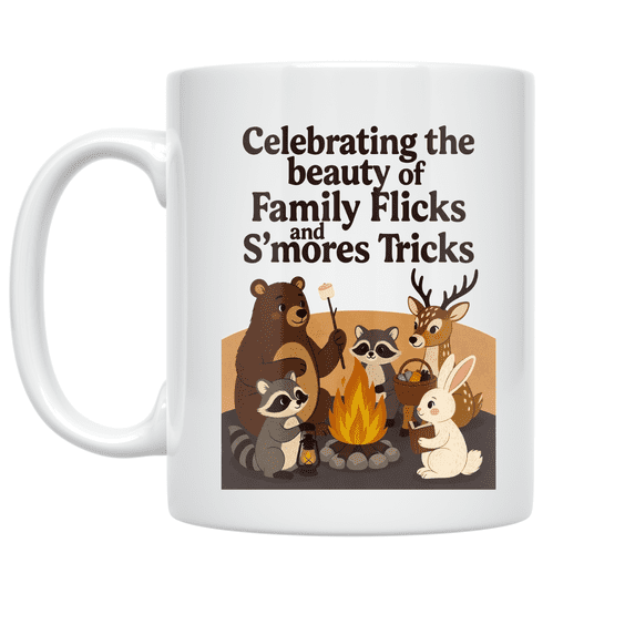 Family Movie Night Celebration - Family Flicks Enthusiast - 11 oz ...