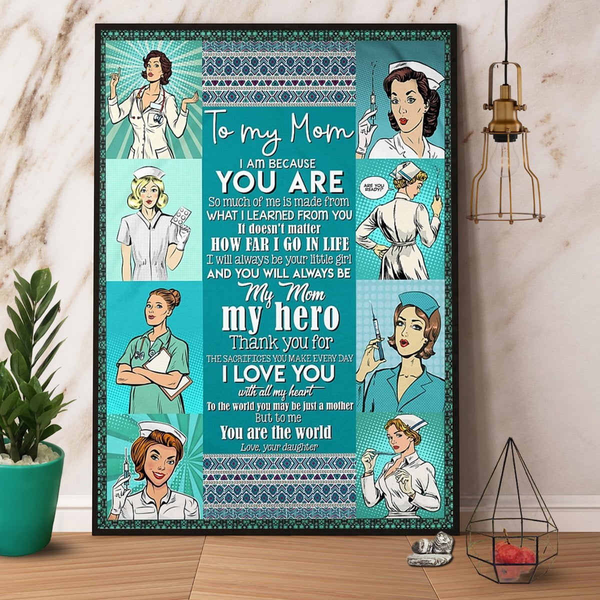 Family Nurse To My Mom You Will Always Be My Hero Mothers Day Gifts ...