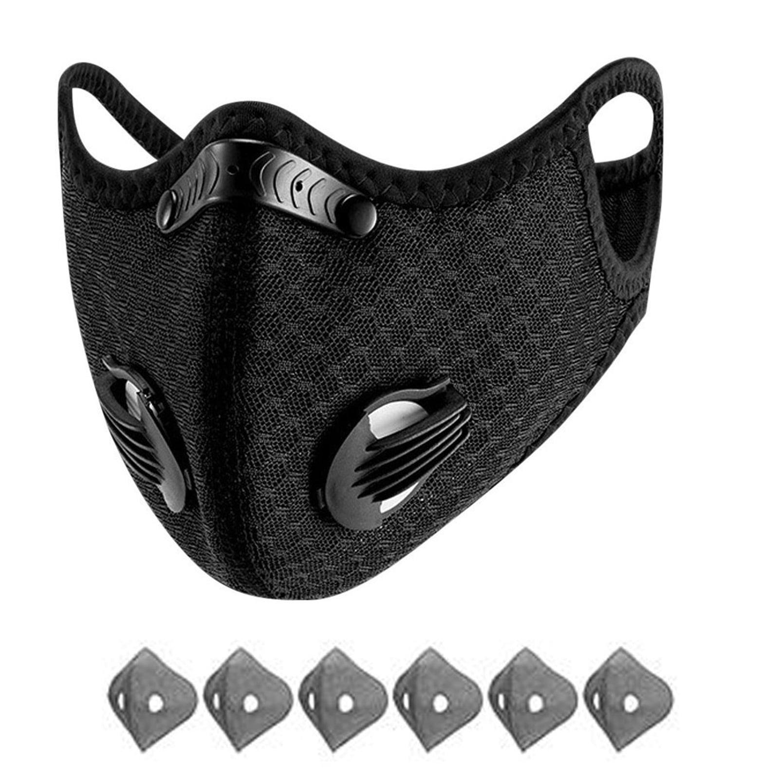 Family Pack Dust Mask, Breathable Reusable Respirator Mask with 6 ...