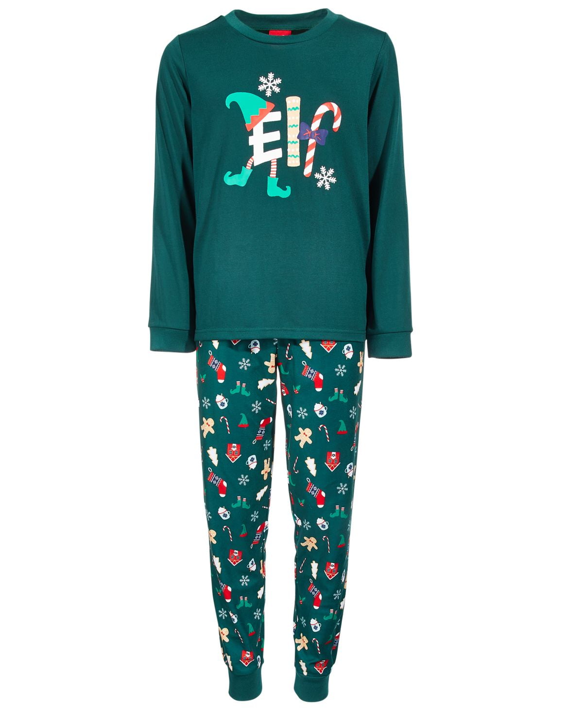 Family Pajamas Big Kids Matching 2 Pieces So Elfing Merry Pajama Set;2T ...