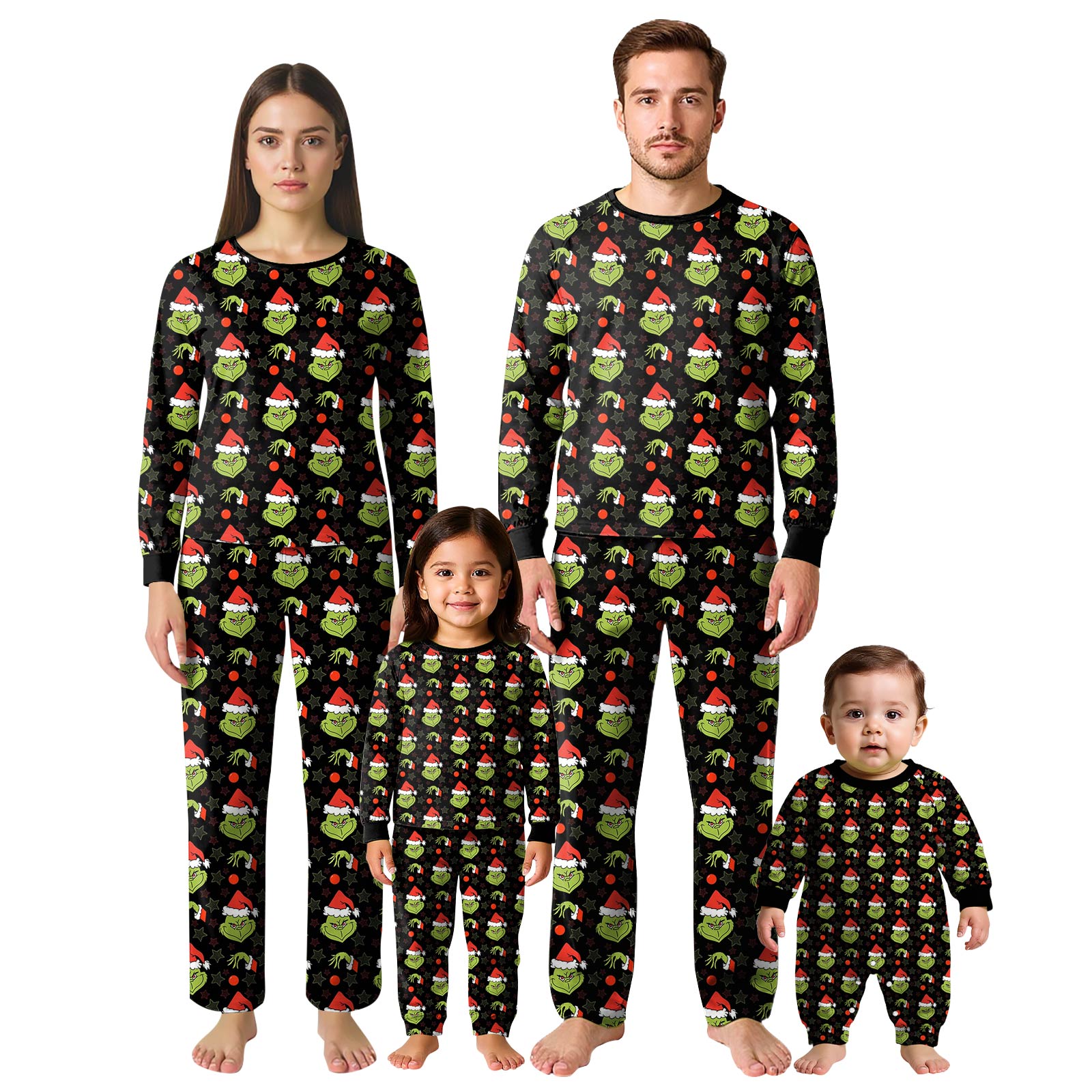 Family Pajamas Matching Sets Christmas, Pijamas De Navidad Para Familia ...