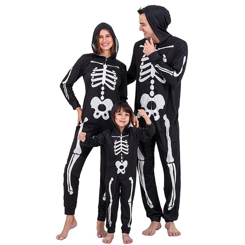 Family Pajamas Matching Sets Halloween Glow Skeleton Sleepwear for Baby ...