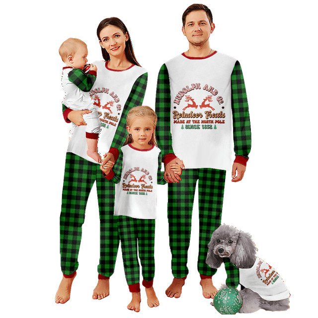 Family Pajamas Set - Sleepwear Nightwear Outfit Clothes for Family ...