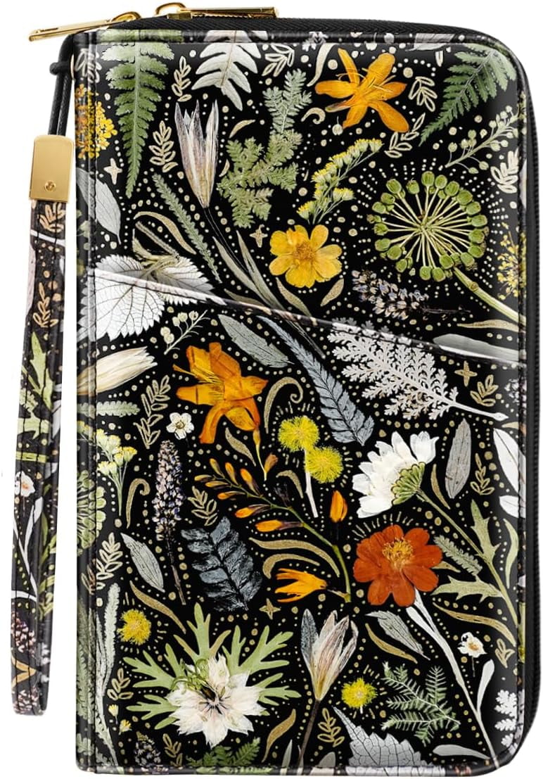 Family Passport Holder Wallet RFID Blocking Document Organizer PU ...