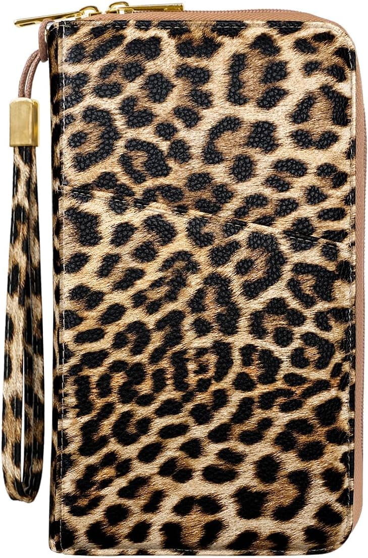 Family Passport Holder Wallet RFID Blocking Document Organizer PU ...