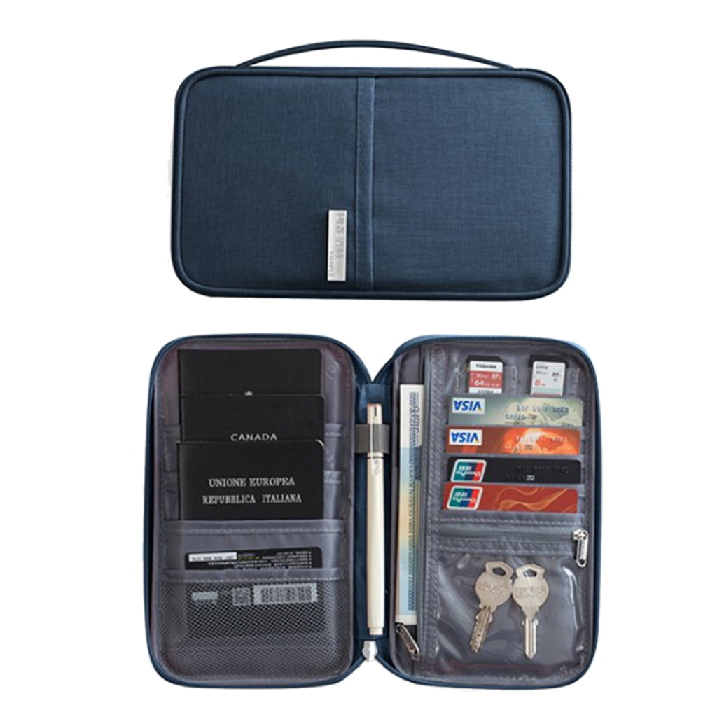 Family Passport Wallet Waterproof Passport Holder Travel Document ...