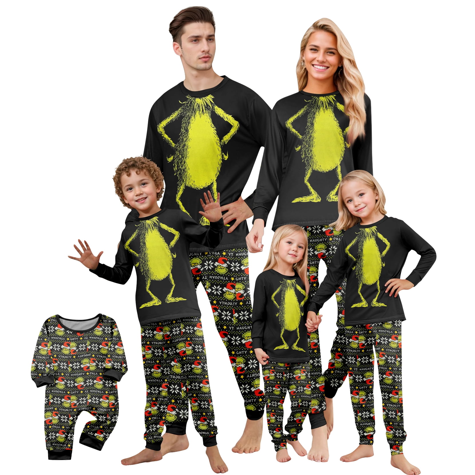 Family Pjs Matching Sets Christmas, Pijamas De Navidad Para Familia ...