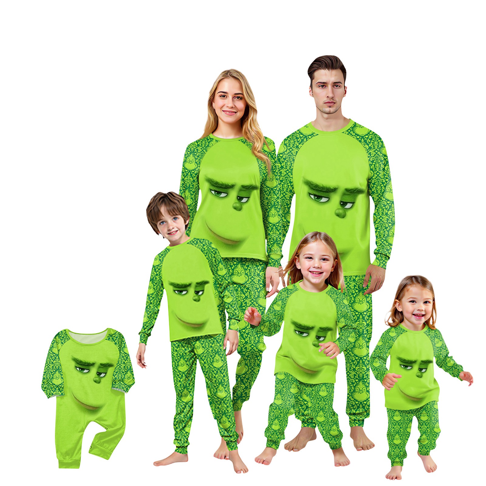 Family Pjs Matching Sets Christmas, Pijamas De Navidad Para Familia ...