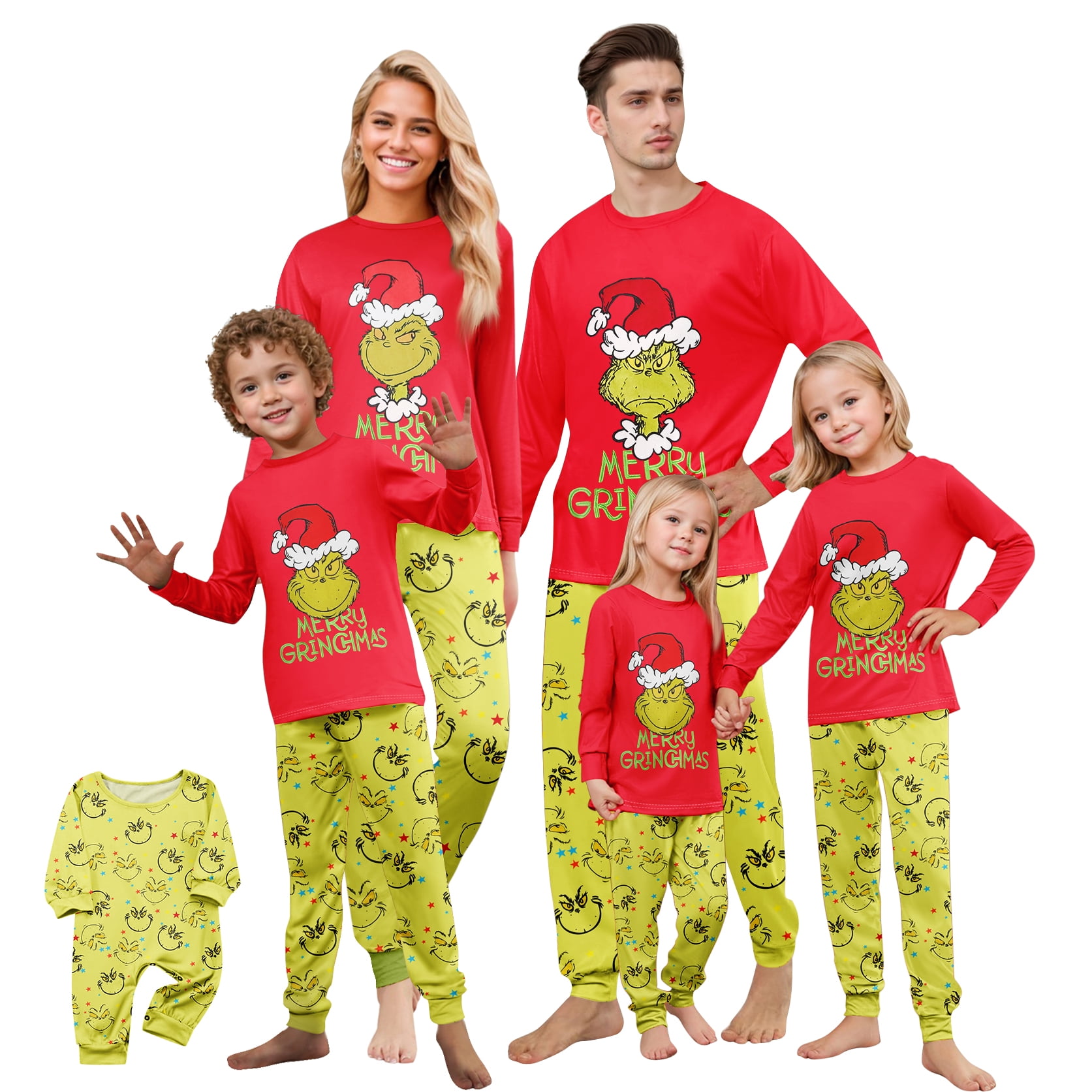 Family Pjs Matching Sets Christmas, Pijamas De Navidad Para Familia ...