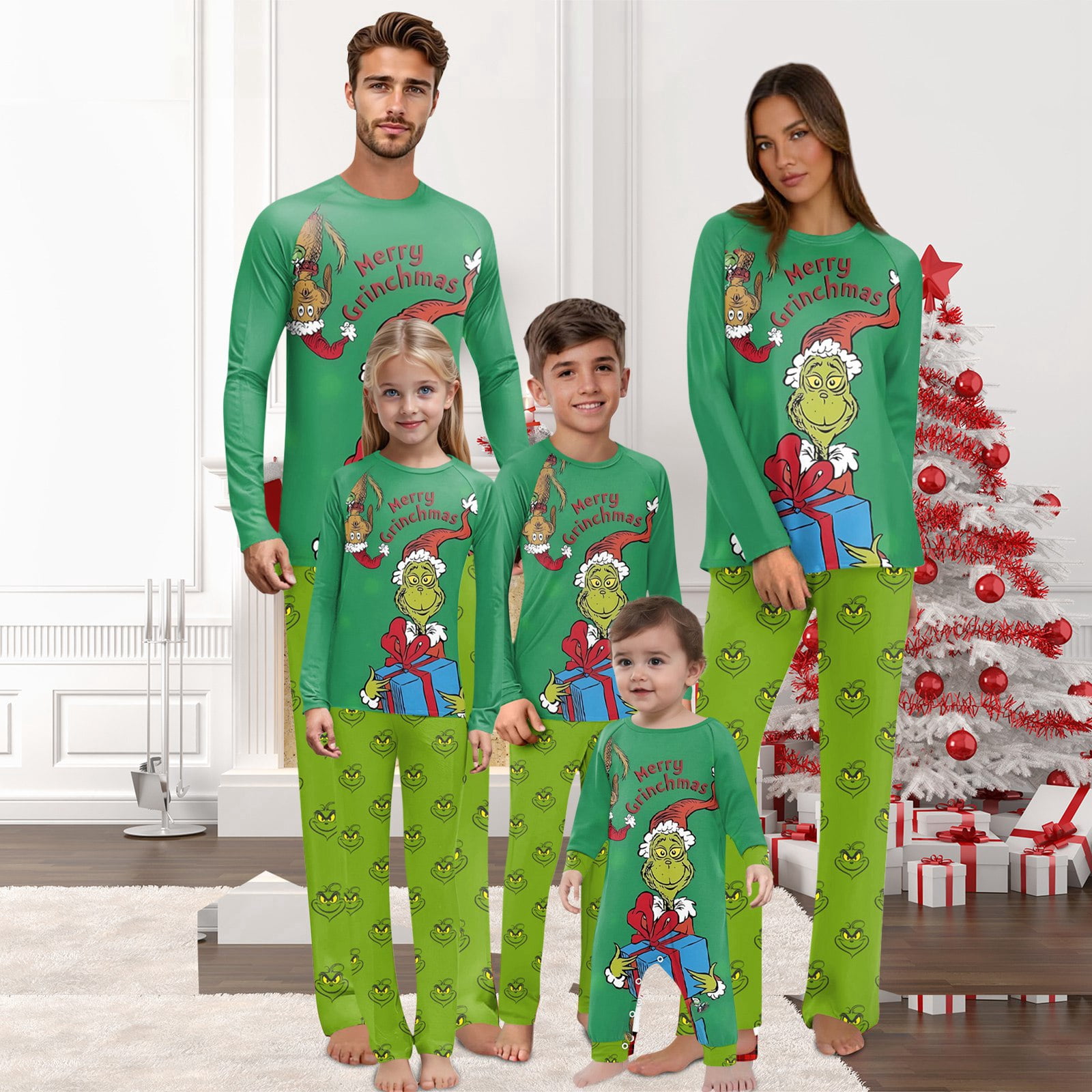 Family Pjs Matching Sets Christmas, Pijamas De Navidad Para Familia ...