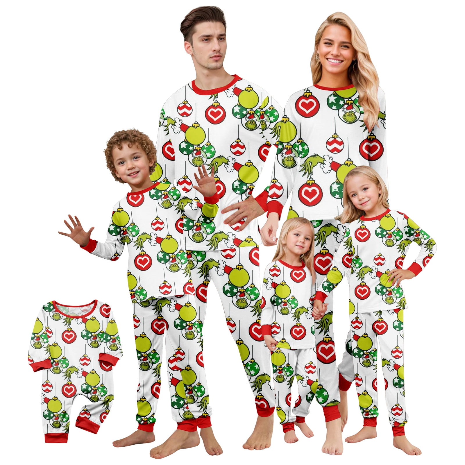 Family Pjs Matching Sets Christmas, Pijamas De Navidad Para Familia ...