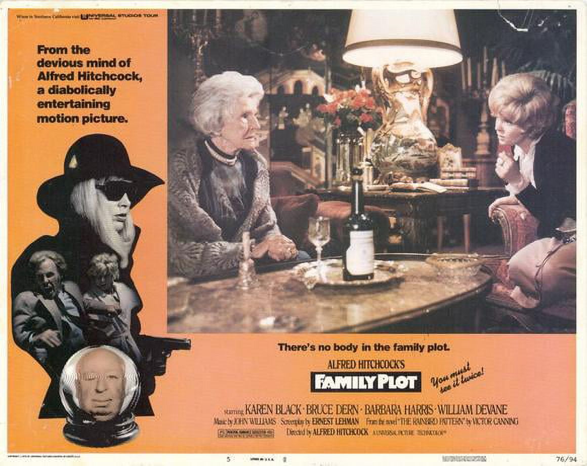 Family Plot - movie POSTER (Style D) (11" x 14") (1976) - Walmart.com