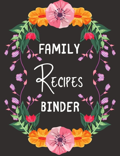 Family Recipes Binder : personalized recipe box, recipe keeper make ...