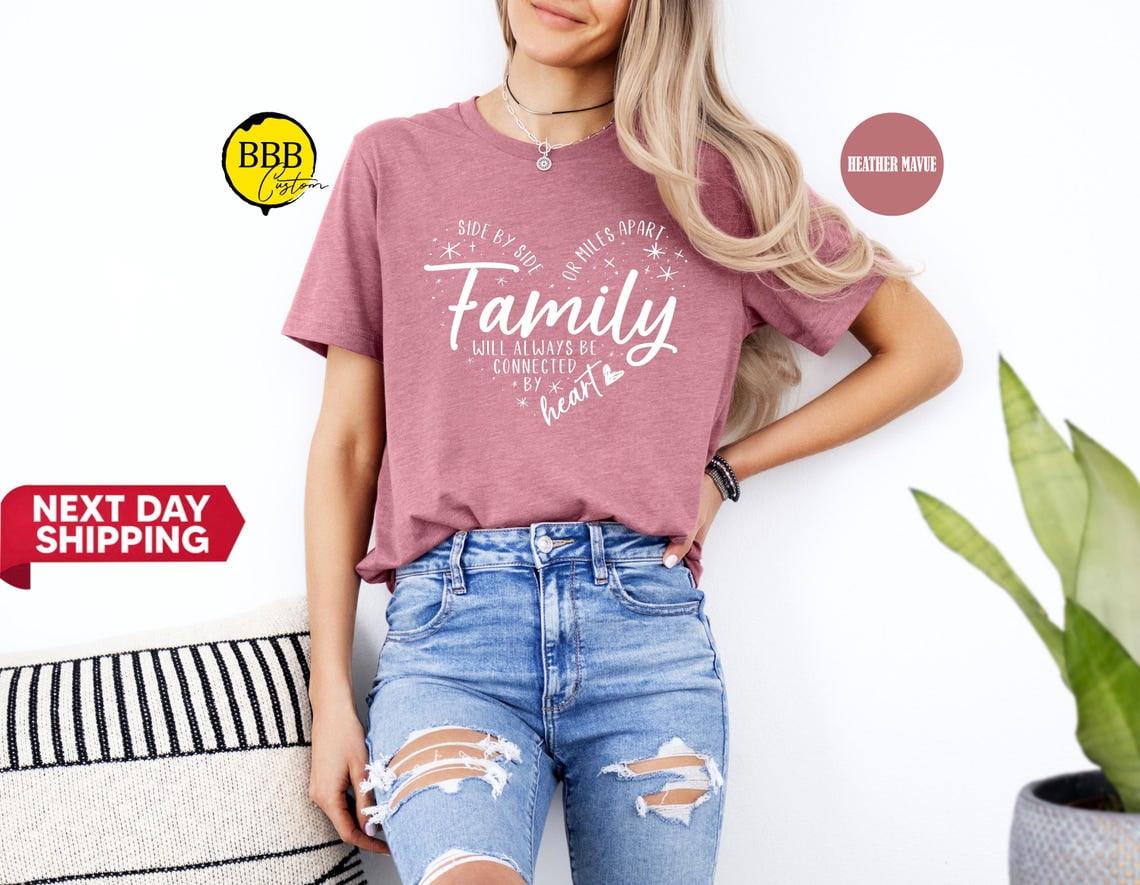 Family Reunion 2025 Shirt: Connected By Heart Tee Sweatshirt All Size S ...