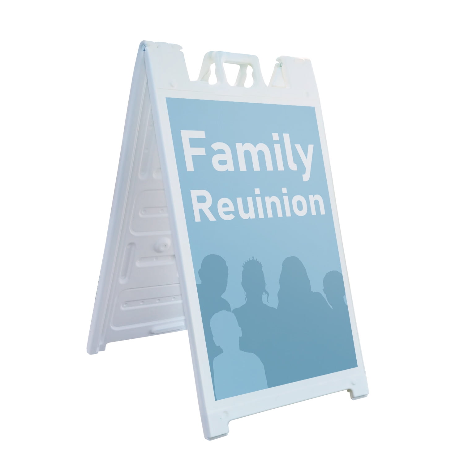 Family Reunion 24" x 36" Double Sided A-Frame Sidewalk Sign Includes 2 ...