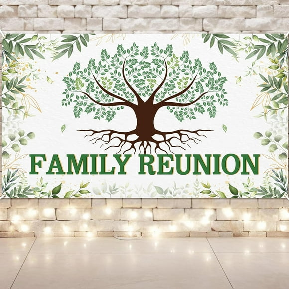 Family Reunion Backdrop