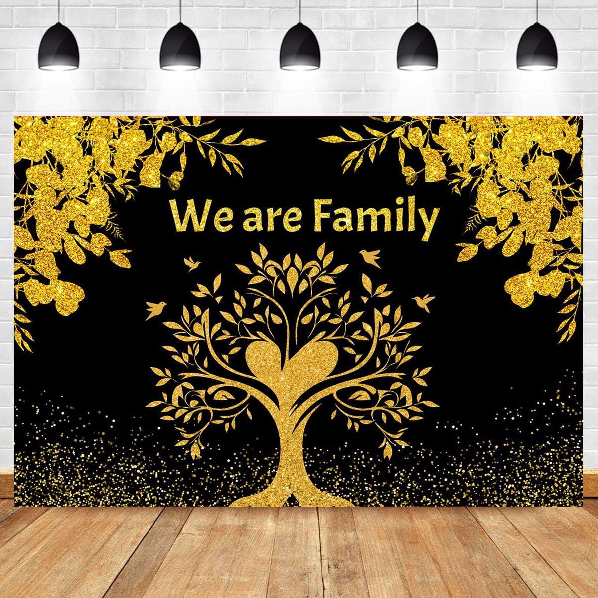 We are Family Reunion Backdrop for Family Reunion Party Decorations ...
