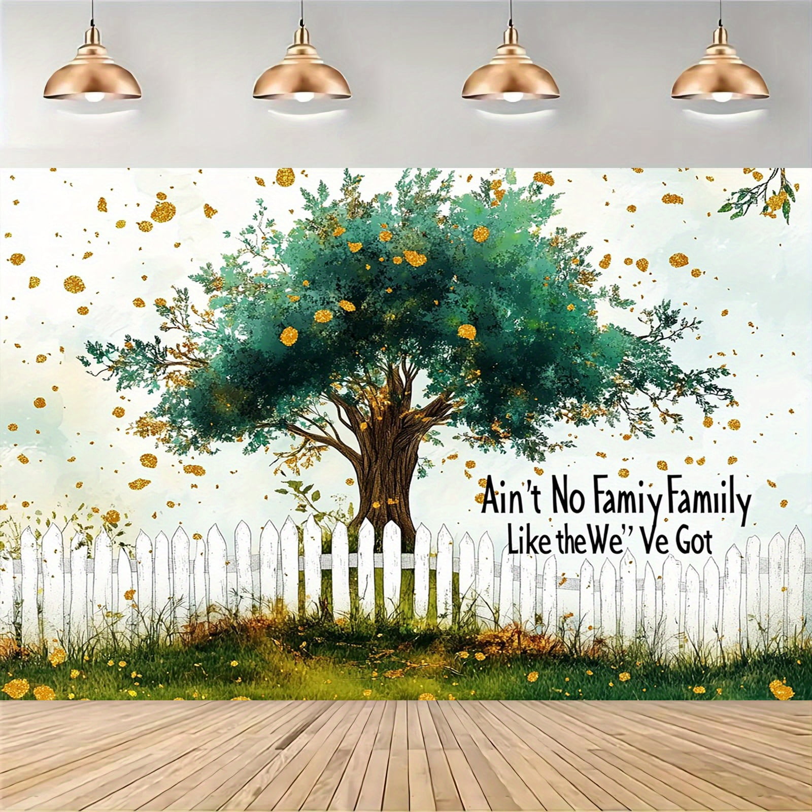 Family Reunion Backdrop Family Tree Ain't No Family Like the We've Got ...