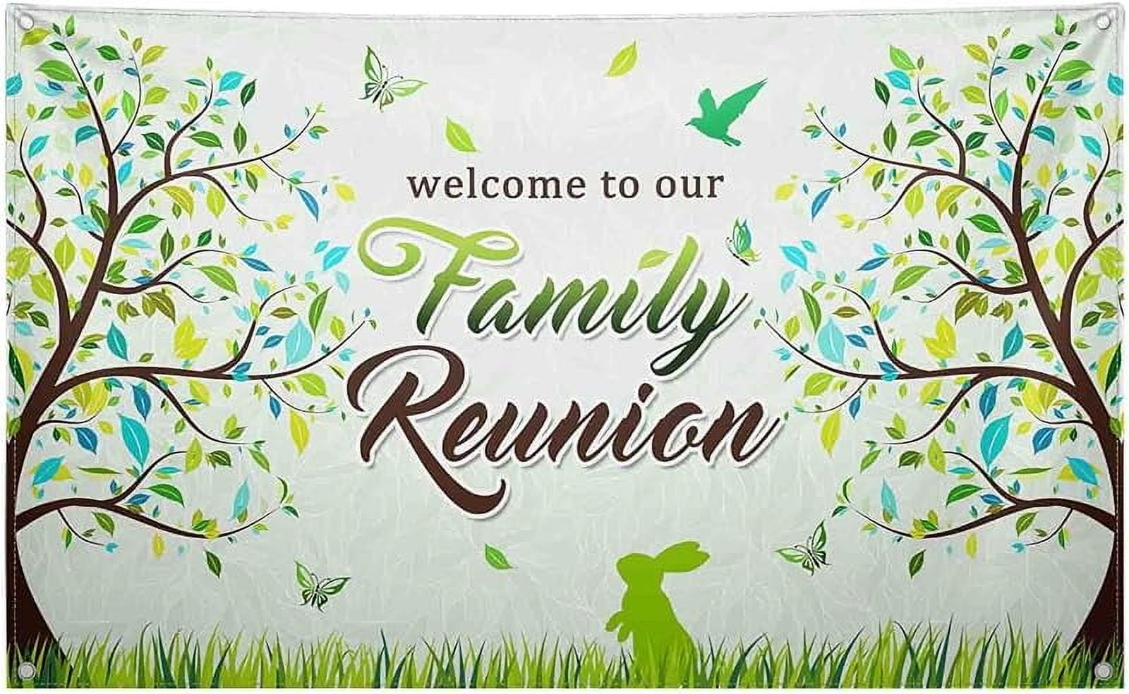 Family Reunion Backdrop Family Tree Members Photography Background ...