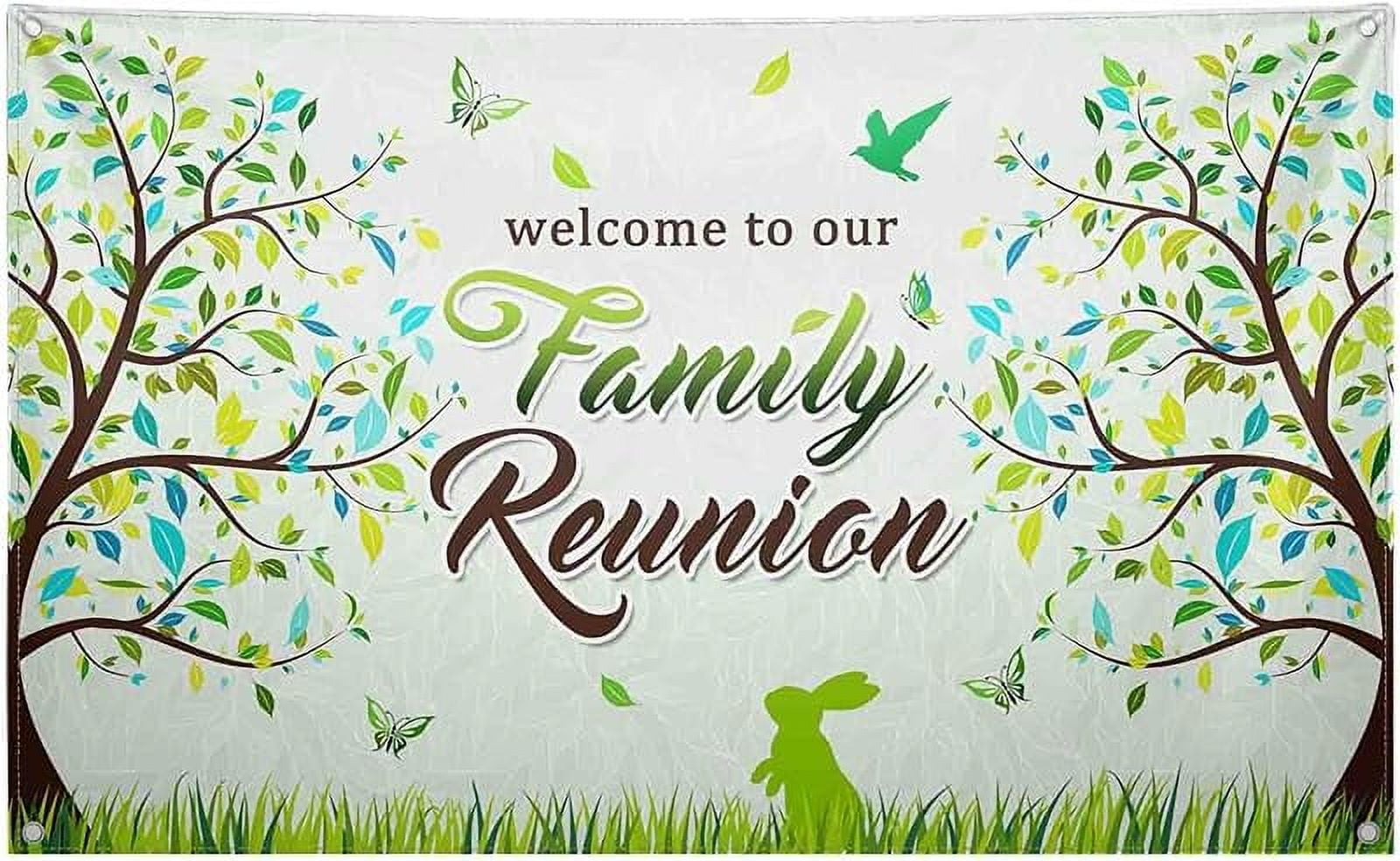 Family Reunion Backdrop Family Tree Members Photography Background ...