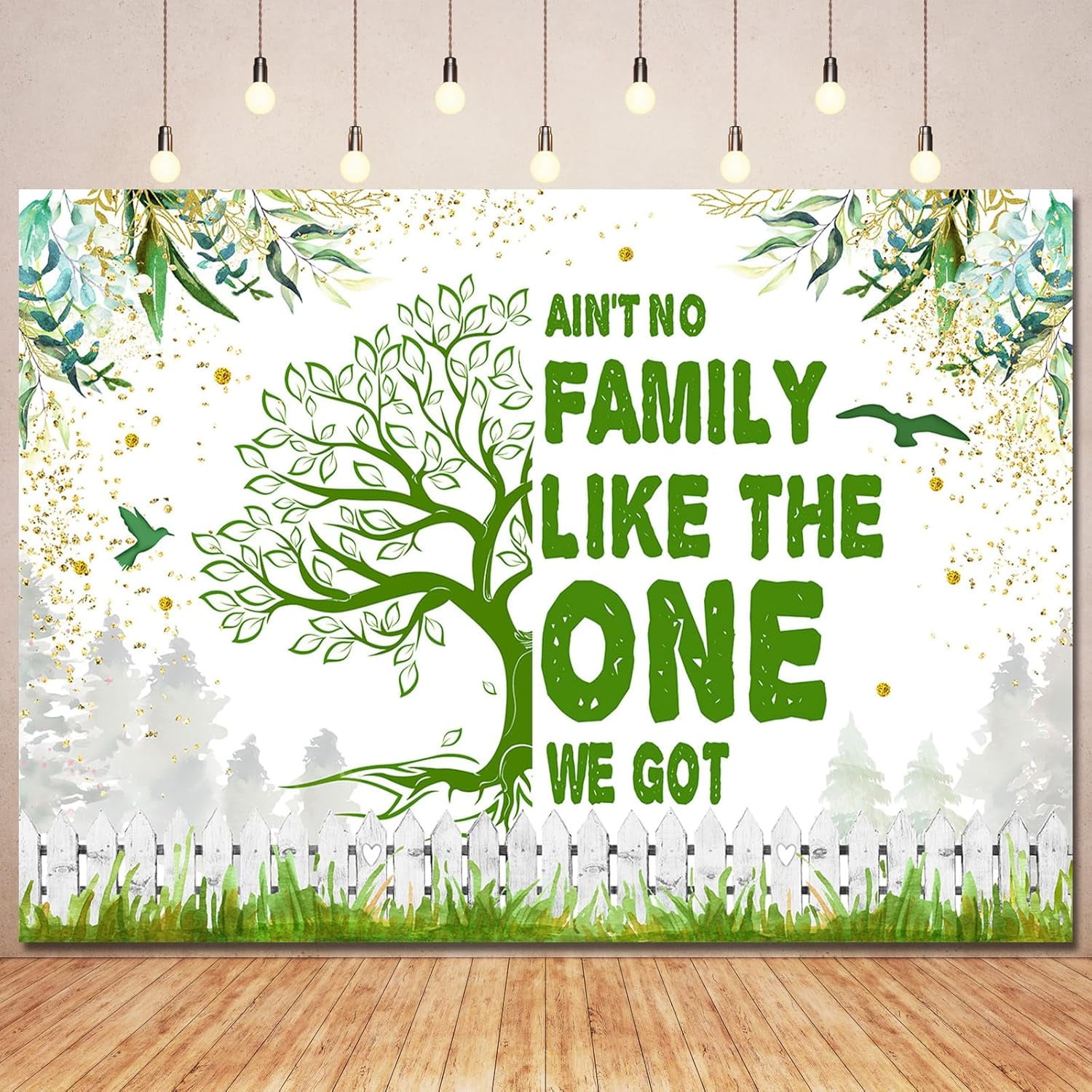 Family Reunion Backdrop Family Tree Reunion Decorations,We are Family ...
