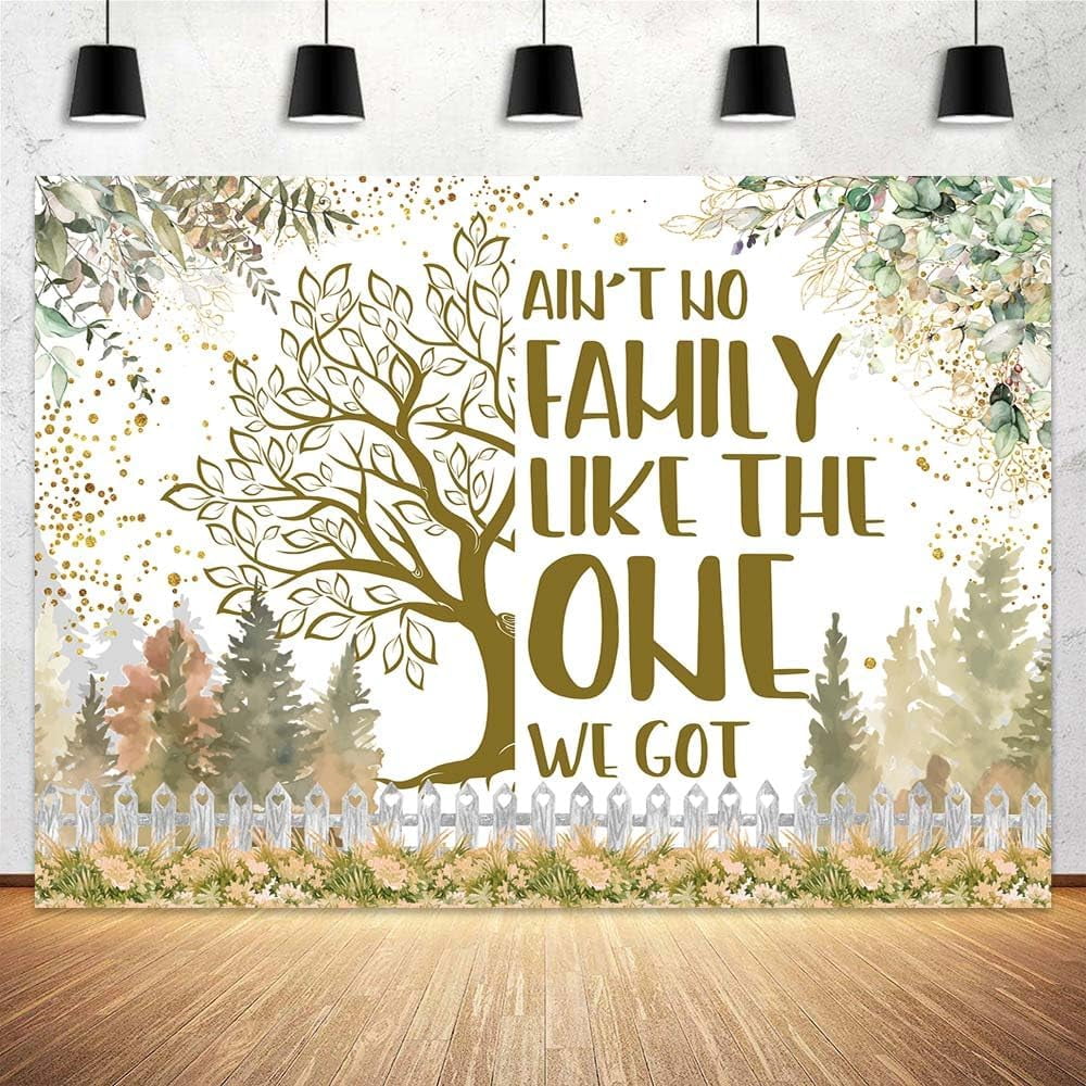 Family Reunion Backdrop Family Tree Reunion Decorations Welcome to Our ...