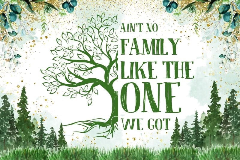 Family Reunion Backdrop Family Tree Together We are Family Backdrop ...