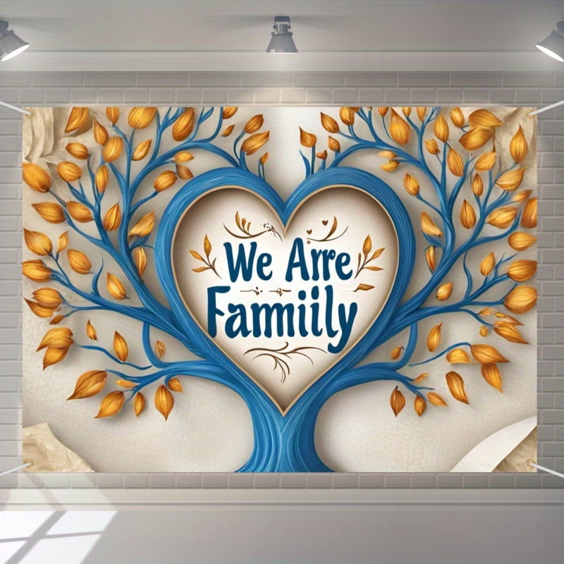 Family Reunion Backdrop Family Tree Together We are Family Photography ...