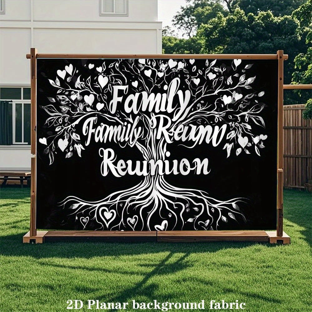 Family Reunion Backdrop Family Tree Together We are Family Photography ...