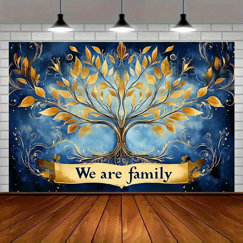 Family Reunion Backdrop Family Tree Together We Are Family Photography ...