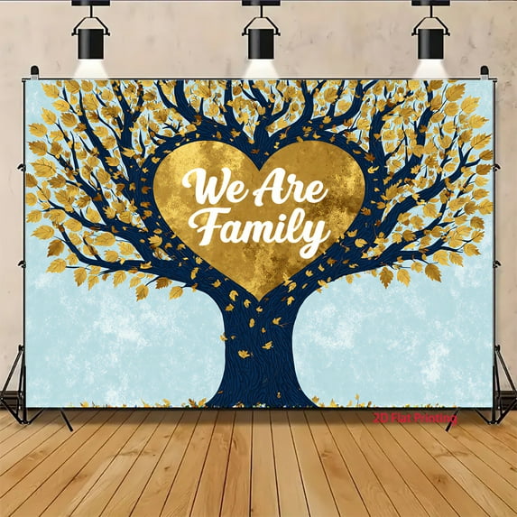 Family Reunion Backdrop Family Tree Together We are Family Photography ...