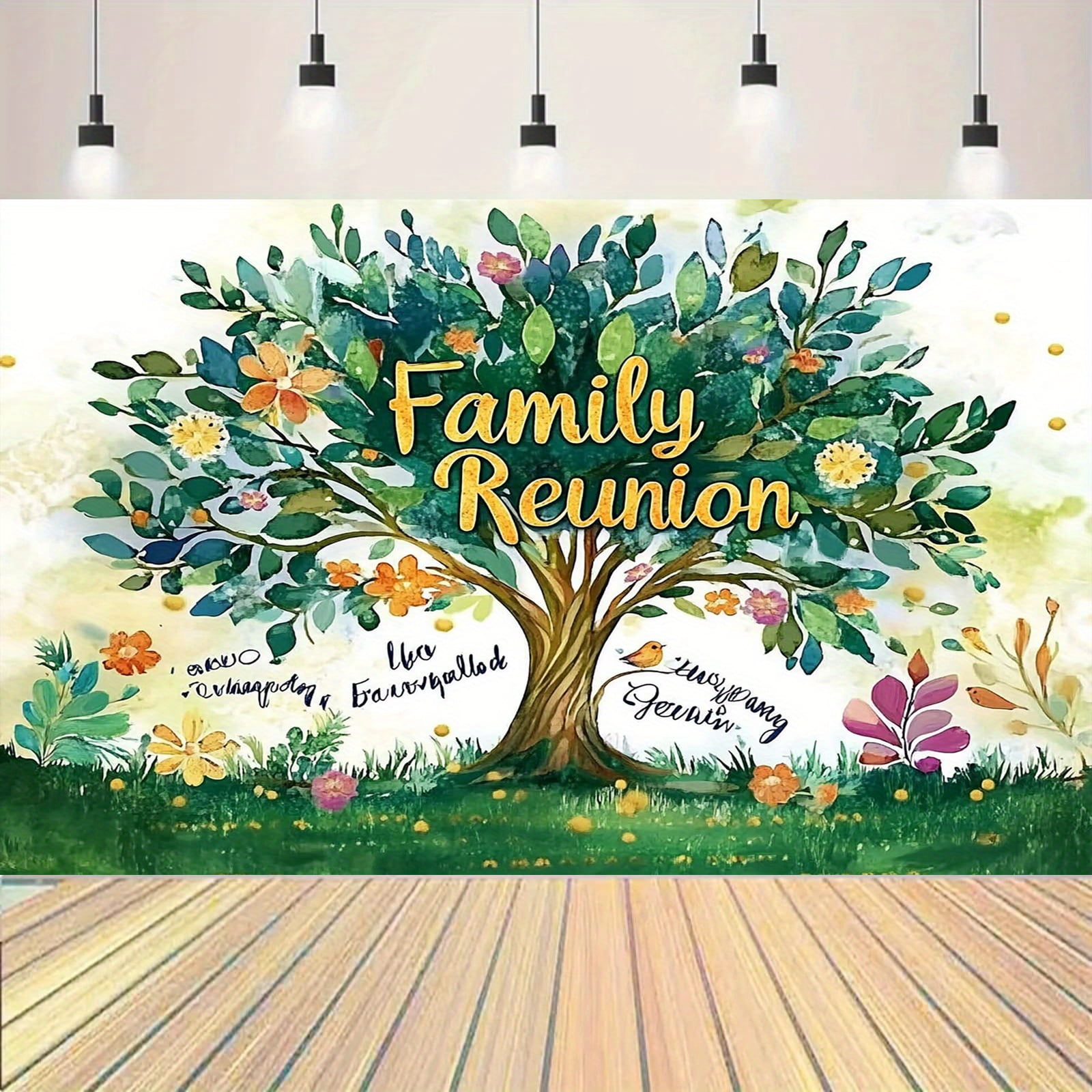 Family Reunion Backdrop Family Tree Together We are Family Photography ...
