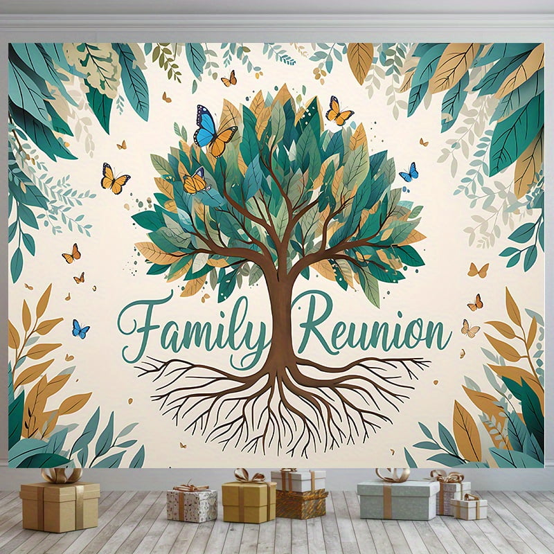 Family Reunion Backdrop Family Tree Together We are Family Photography ...