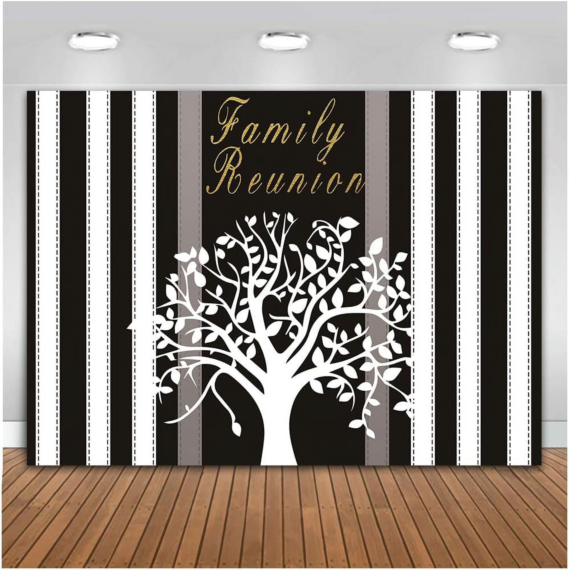 Family Reunion Backdrop Family Members Tree Backgrounds Black Family ...