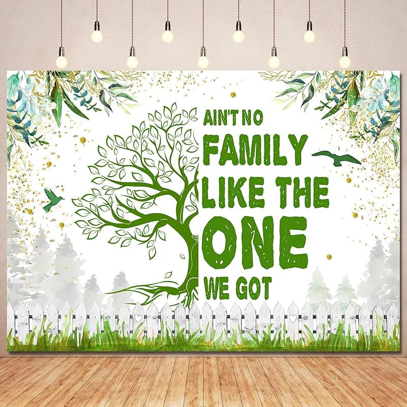 Family Reunion Backdrop Family Tree Reunion Decorations,We are Family ...