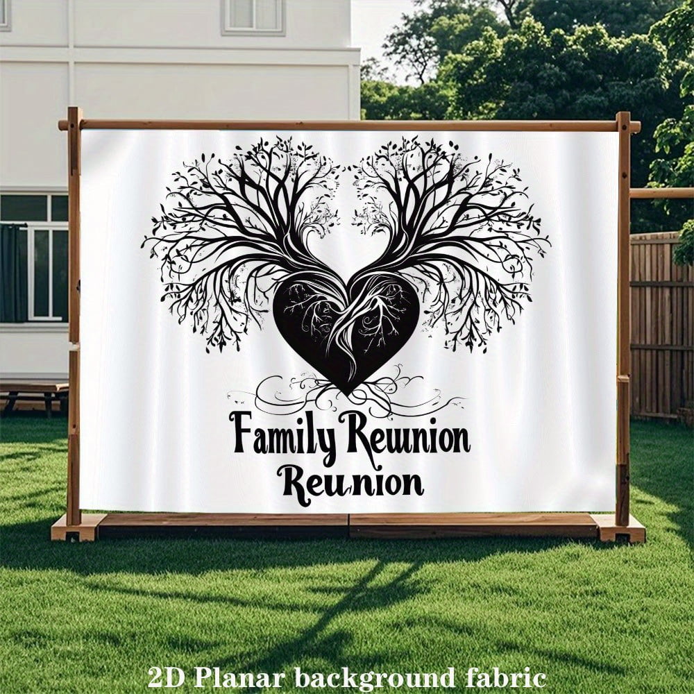 Family Reunion Backdrop Welcome to Our Family Members Photography ...