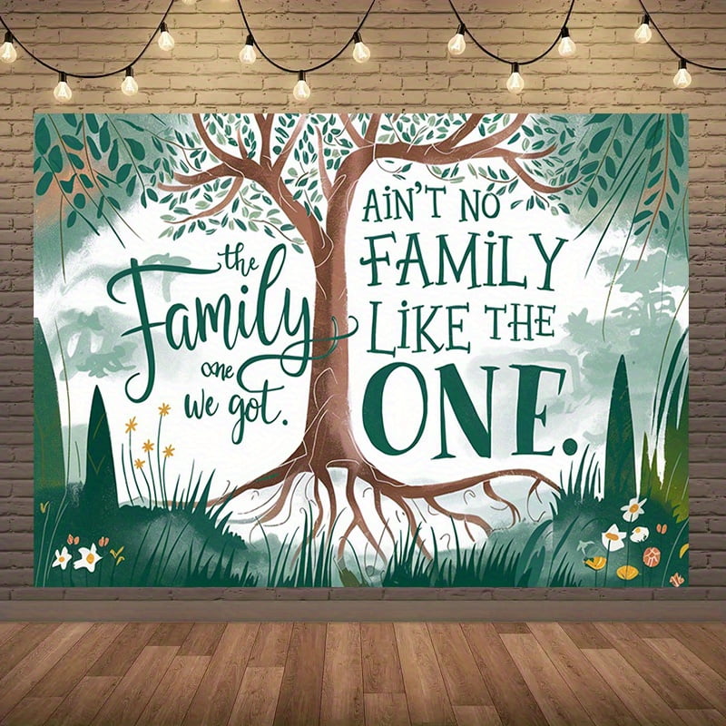 Family Reunion Backdrop Welcome to Our Family Members Photography ...