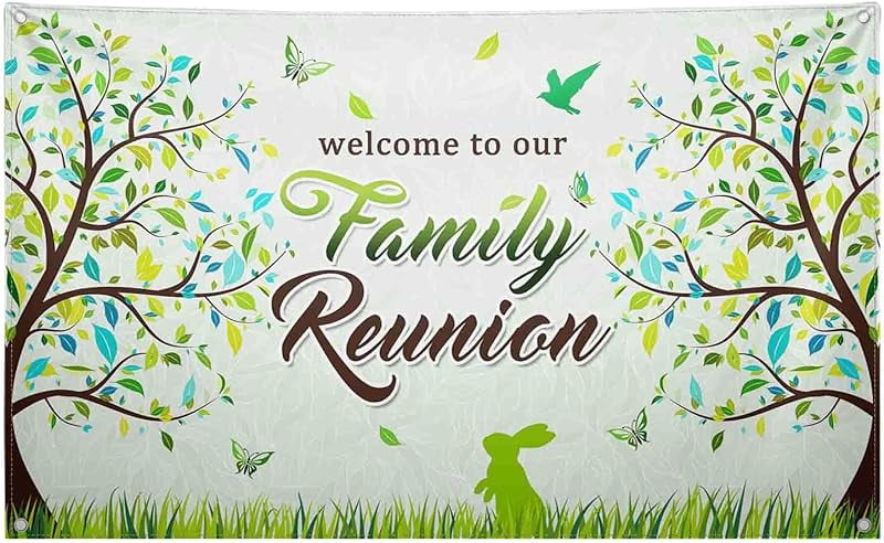 Family Reunion Backdrop Welcome to Our Family Photography Background ...