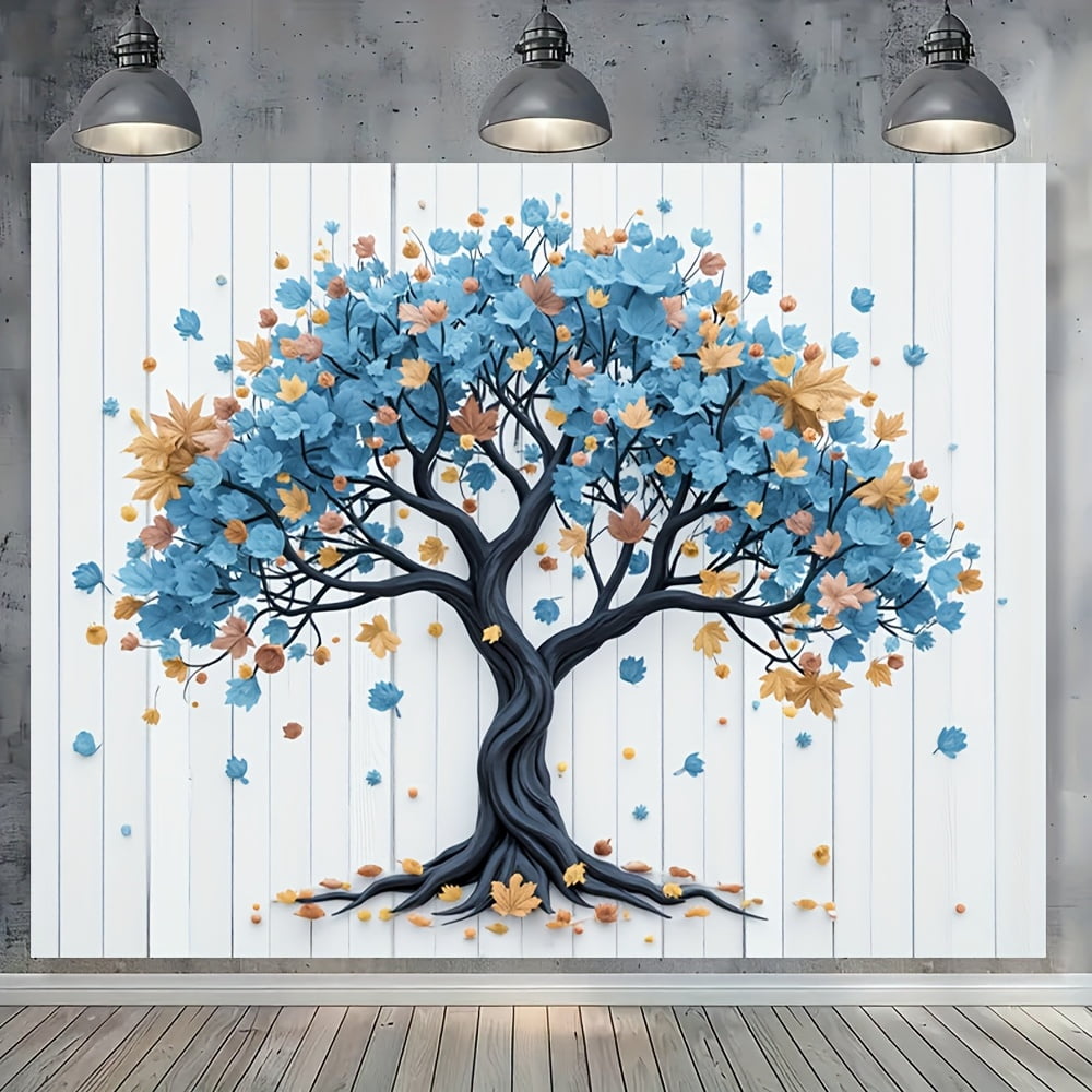 Family Reunion Backdrop White Wooden Board Family Tree Reunion ...