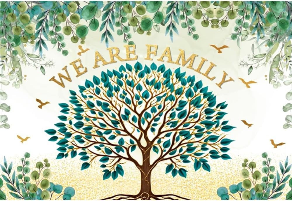 Family Reunion Beautiful Backdrop Greenery Eucalyptus Leaves Family ...