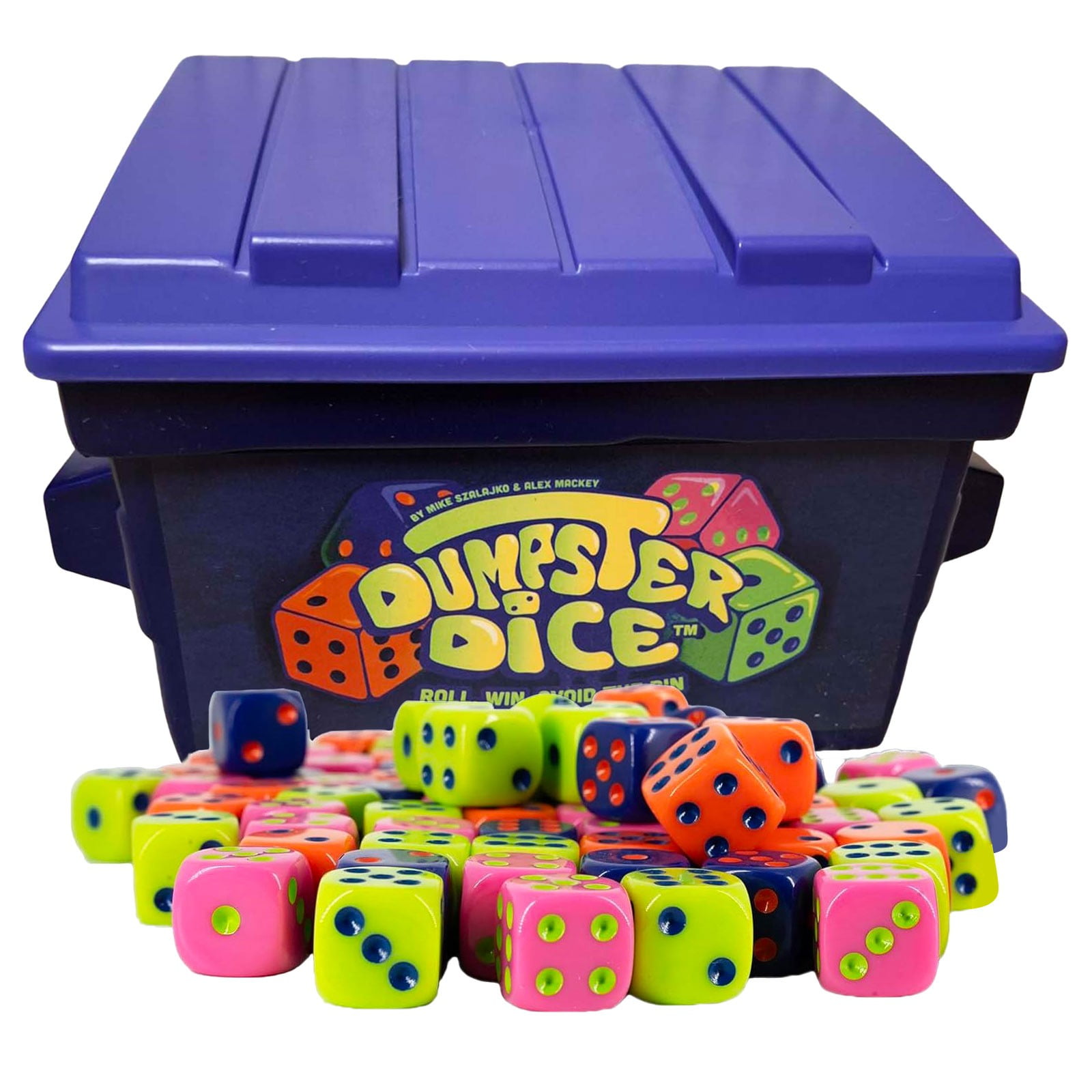 Family Reunion Games Fun 4-Player Board and Dice Game with Dumpster ...