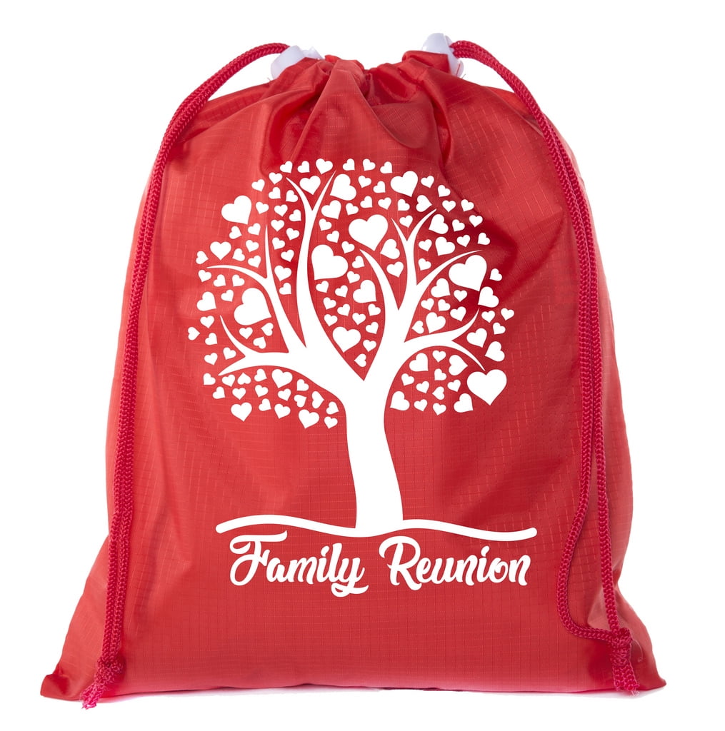 Family Reunion Gift Bags | Mini Drawstring Bags for Family Reunions ...