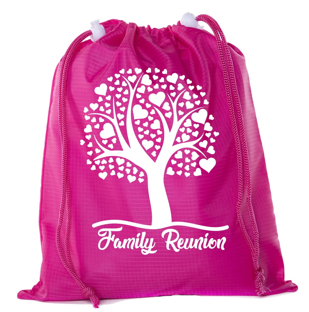 Family Reunion Gift Bags | Mini Drawstring Bags for Family Reunions ...