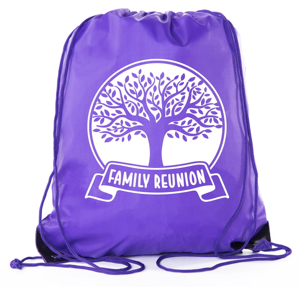 Family Reunion Gift Bags for Family Reunion Favors | Drawstring Bags ...