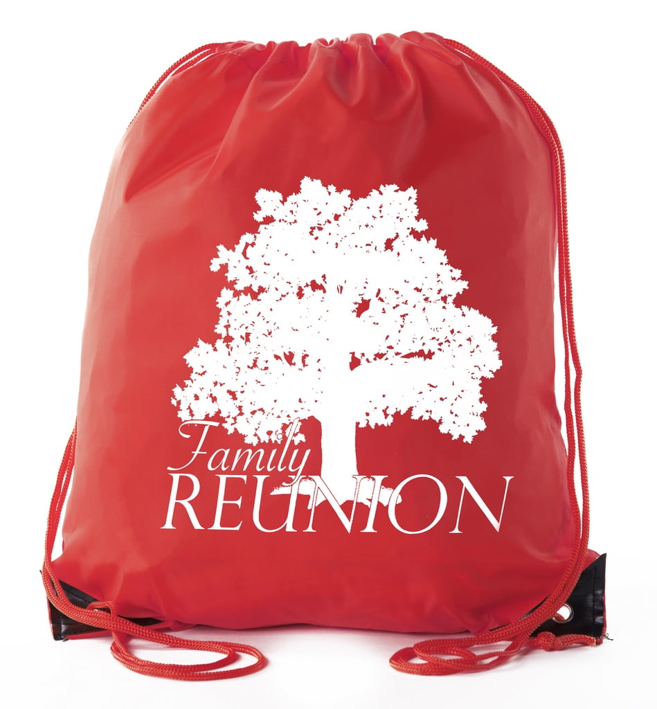 Family Reunion Gift Bags for Family Reunion Favors | Drawstring Bags ...